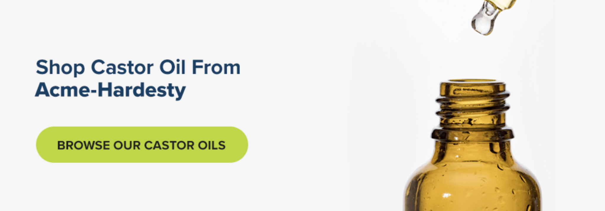 Castor Oil vs. Coconut, Olive & Mineral Oil | Acme-Hardesty